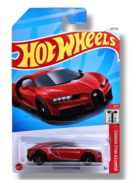 Hot Wheels Quarter Mile Heroes '16 Bugatti Chiron – Toy Tycoon
