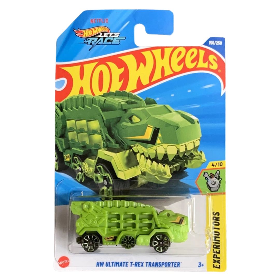 HOT WHEELS EXPERIMOTORS HW Ultimate T-Rex Transporter – Toy Tycoon