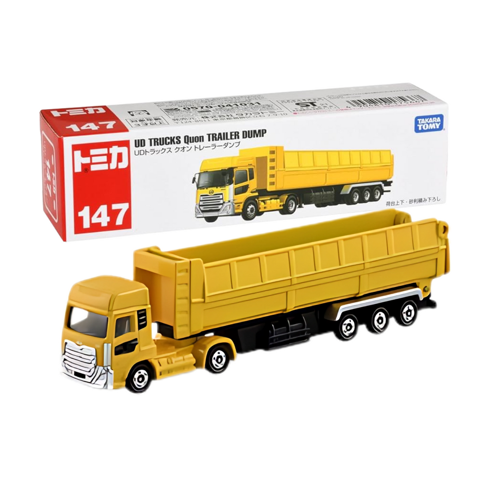 Tomica No. 147 UD Trucks Quon Trailer Dump – Toy Tycoon